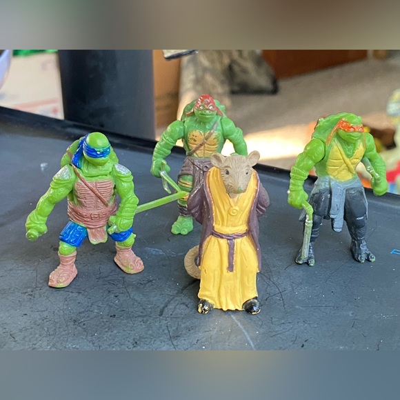 Other | 4 Tmnt Teenage Mutant Ninja Turtleaction Figure Mini Action ...